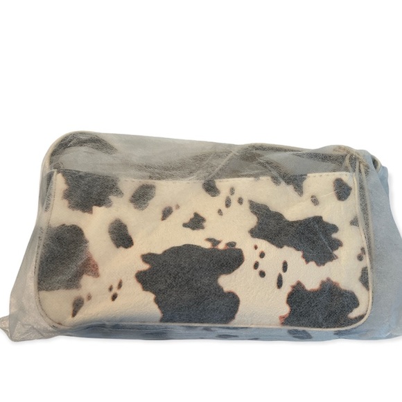 Bags | Cow Print Shoulder Bag Handbag Small Purse New Nwt | Poshmark